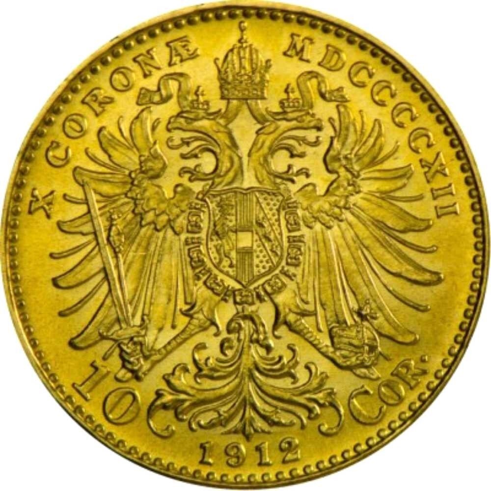 Österreich 10 Kronen Franz Joseph NP Gold, 351,70