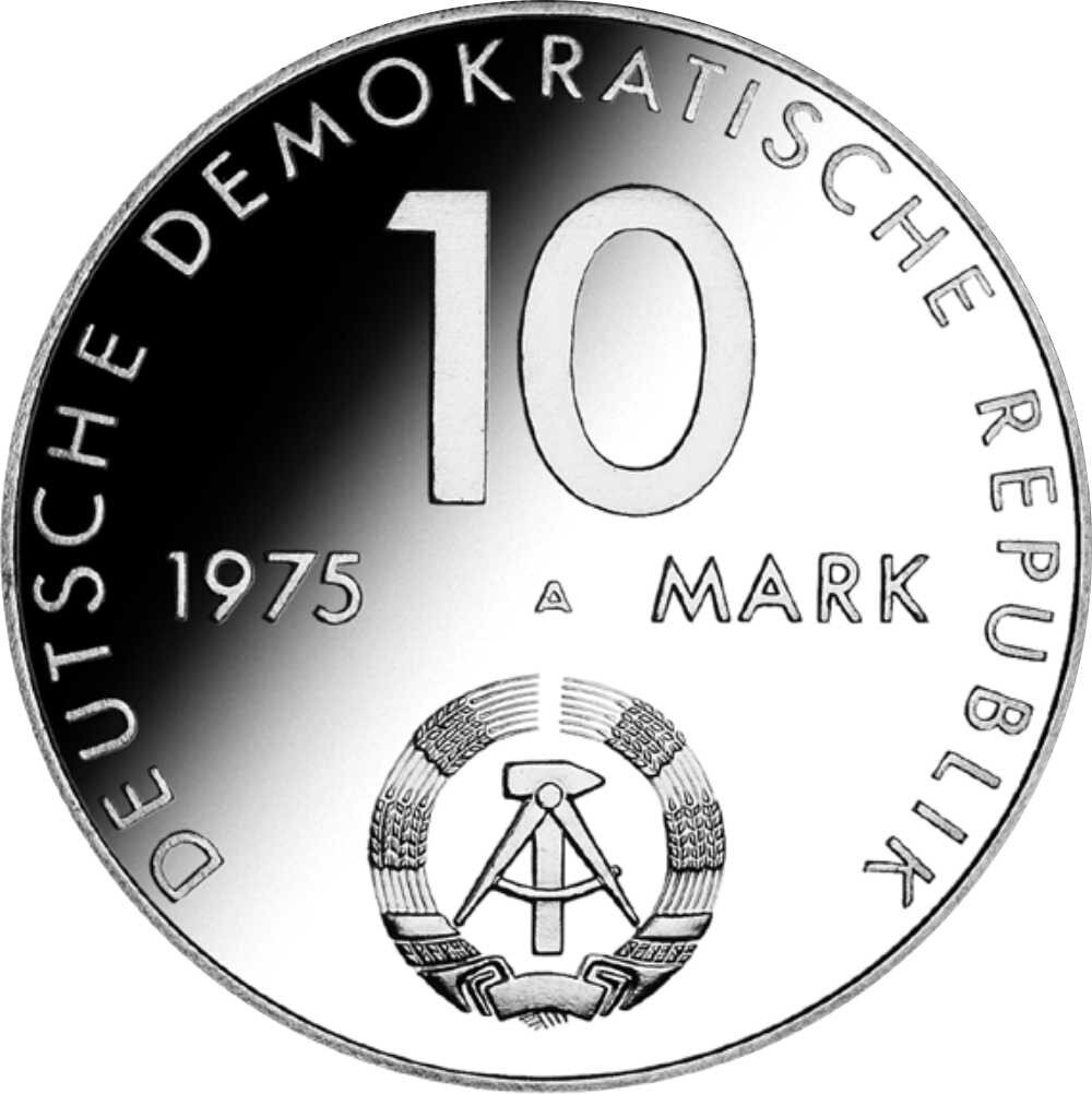 DDR 10 Mark 1975 Warschauer Vertrag, 6,00