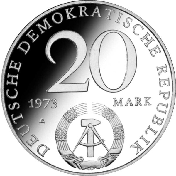 DDR 20 Mark 1973 Otto Grotewohl, 4,00