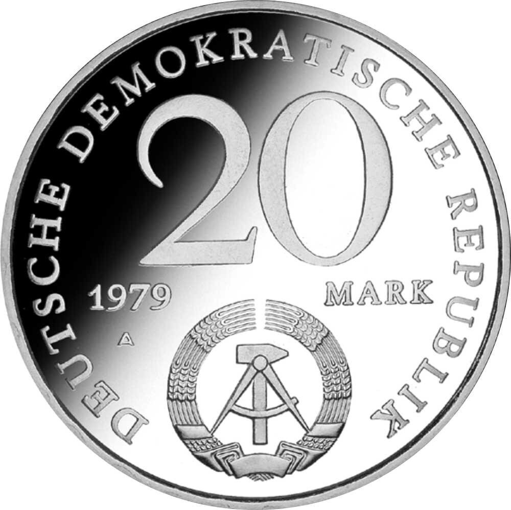 DDR 20 Mark 1979 30 Jahre DDR, 8,00