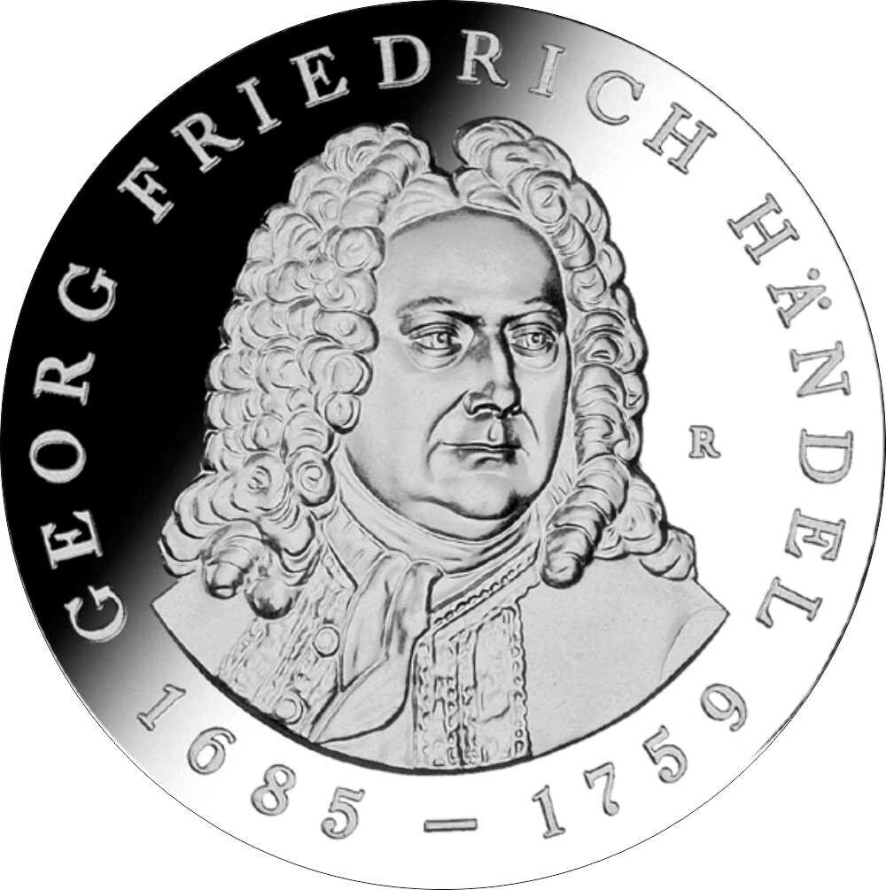DDR 20 Mark 1984 Georg Friedrich Händel, 100,00