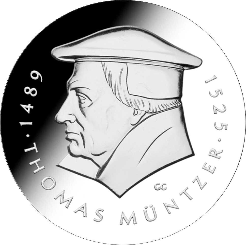 DDR 20 Mark 1989 Thomas Müntzer, 90,00