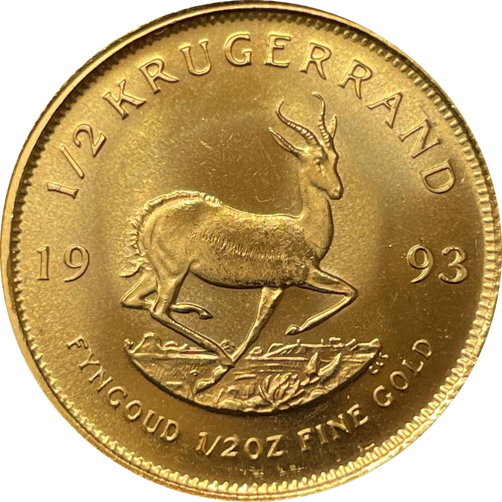 Südafrika Krügerrand 1993 1/2 oz Gold, 2.164,00