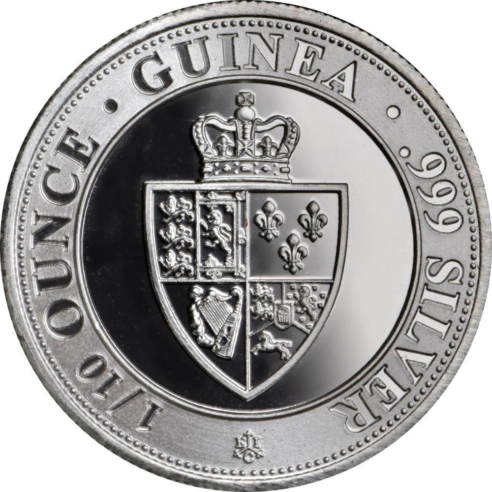 Saint Helena Spade Guinea Shield 2022 1/10 oz Silber, 12,90