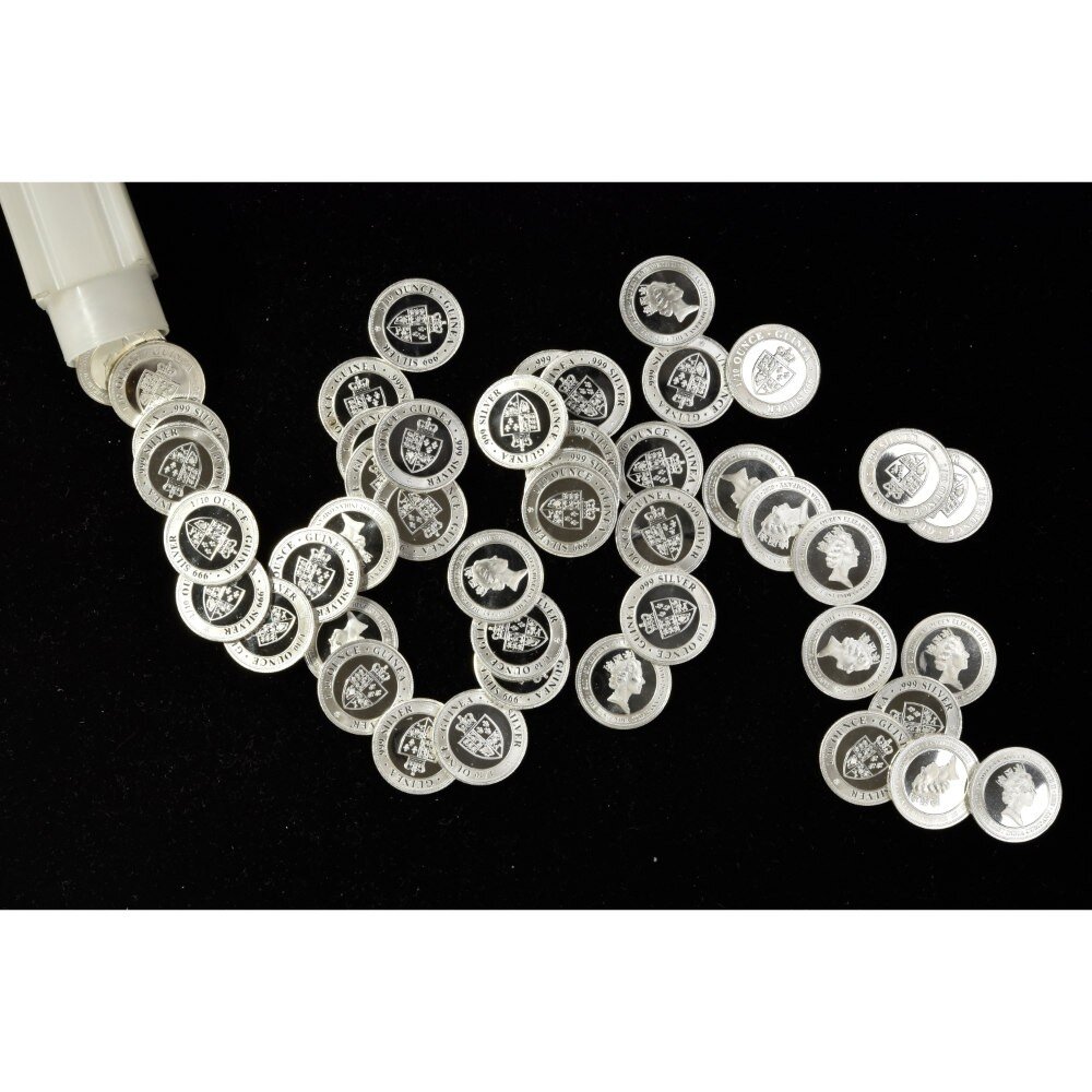 Saint Helena Spade Guinea Shield 2022 1/10 oz Silber, 12,90