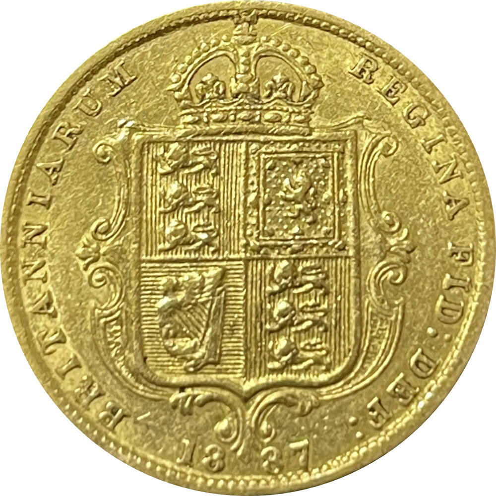 UK 1/2 Pfund Sovereign div. Gold Victoria - Krone | Wappen, 591,00