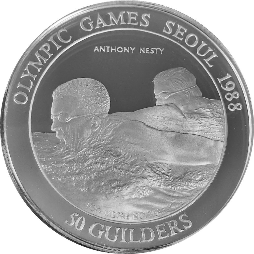 Suriname 50 Guilders 1988 XXIV. Olympische Sommerspiele 1988 in Seoul ...