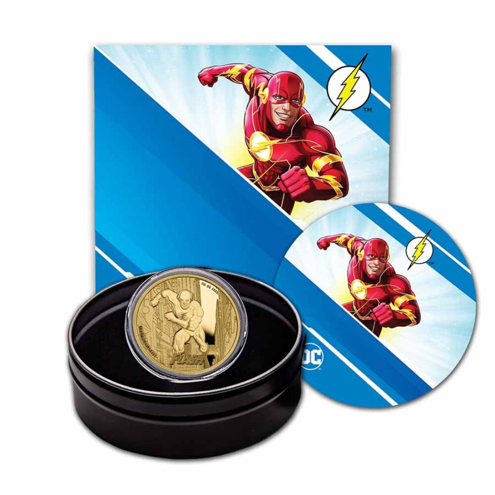 Samoa DC Comics 4. Ausgabe Flash 2023 1 oz Gold, 4.211,00