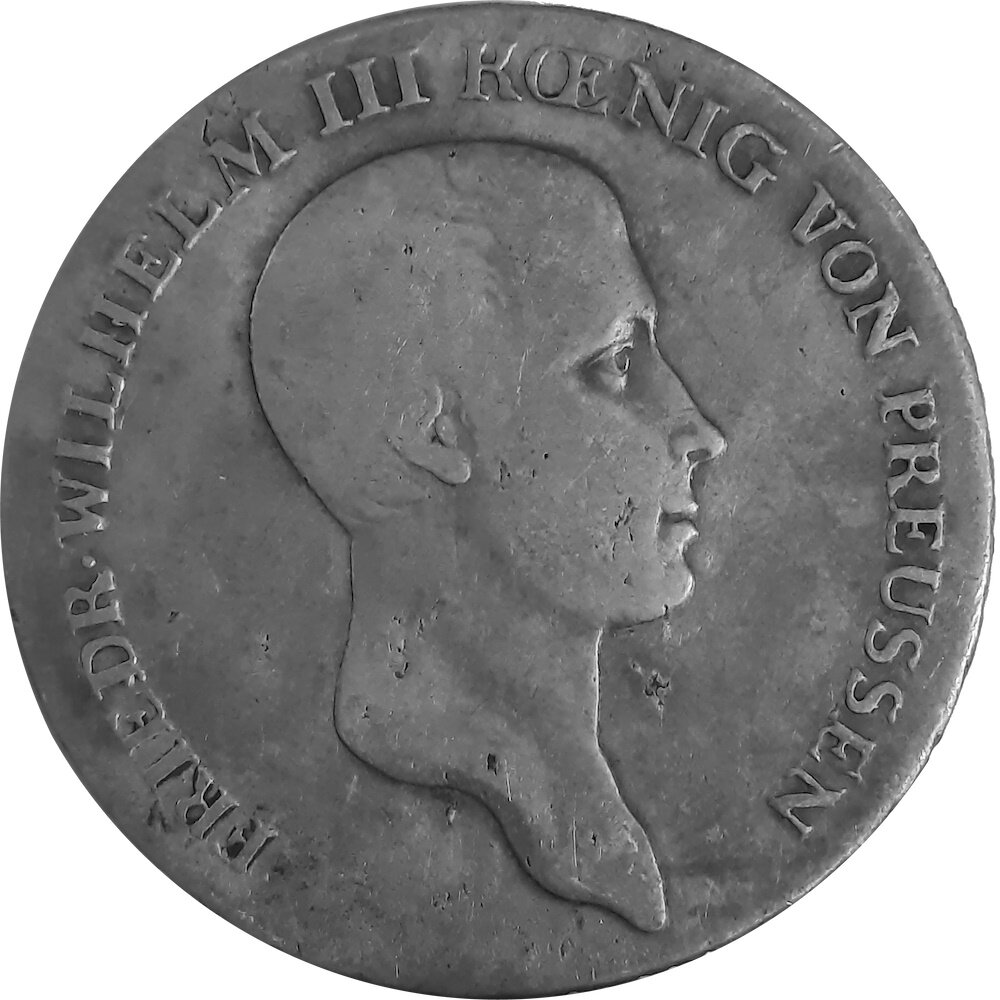 Brandenburg-Preußen 1 Reichstaler 1809 A - König Friedrich Wilhelm II, 77,70
