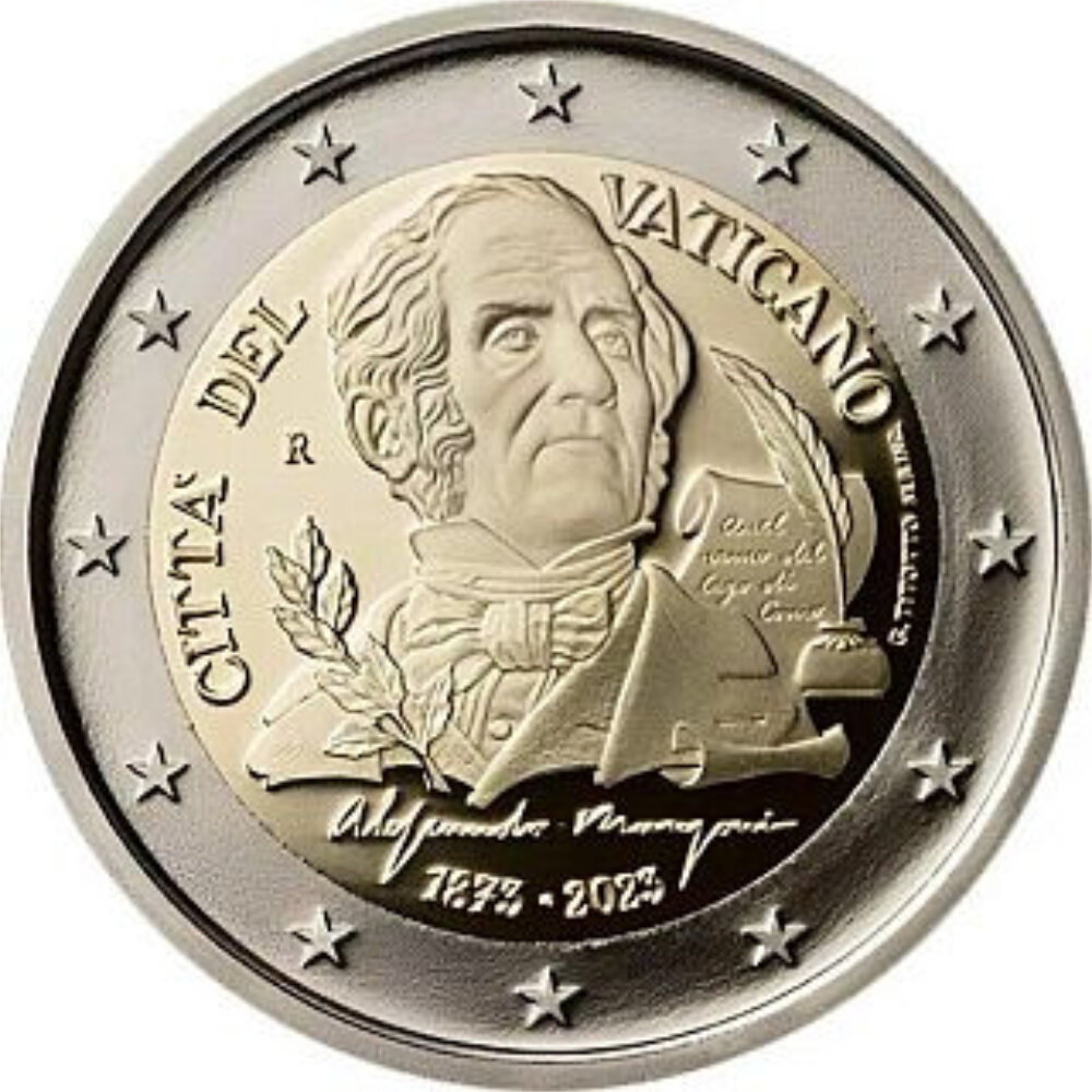 Vatikan 2 Euro 2023 "Alessandro Manzoni", 32,50