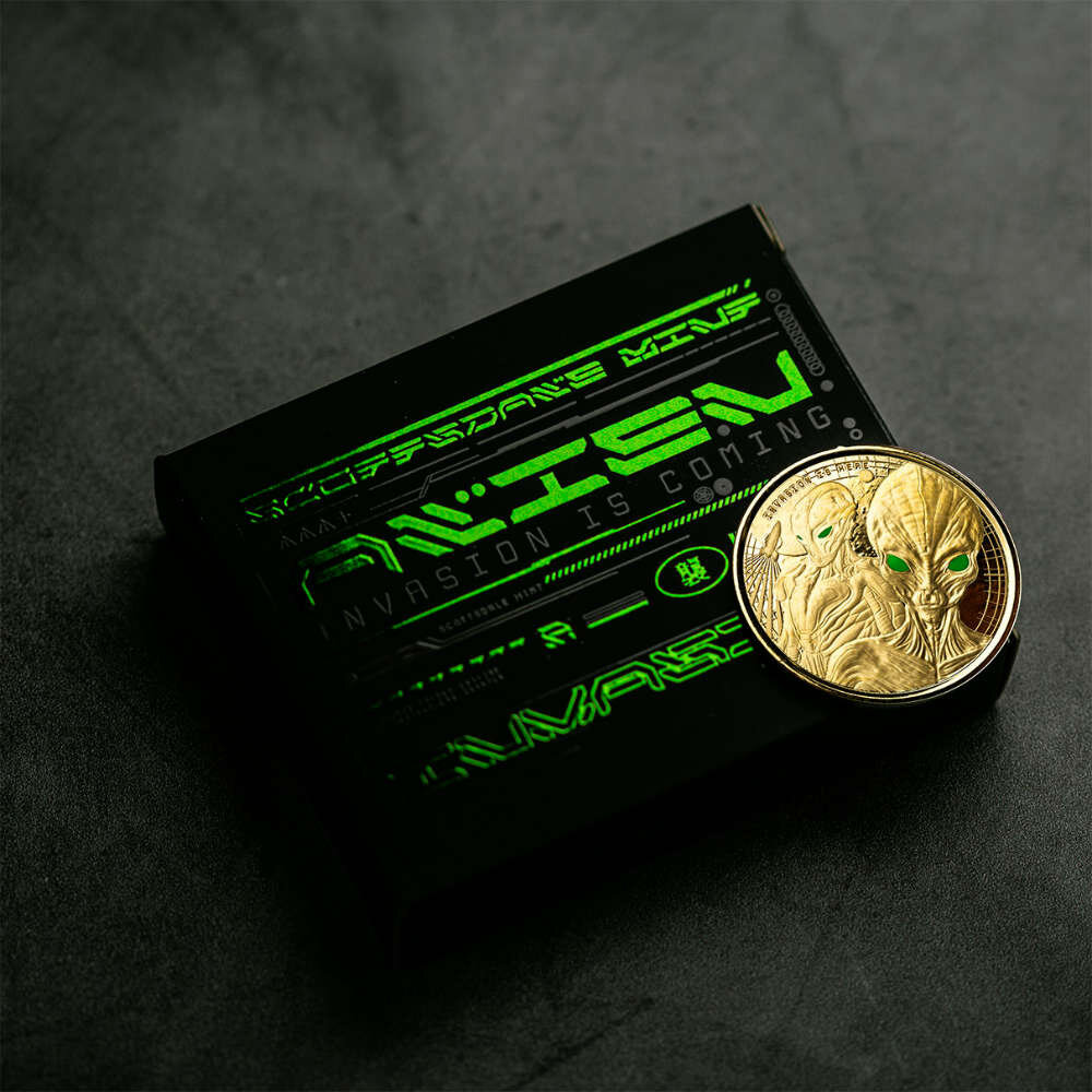 Ghana Alien 2023 1 oz Gold I Coloriert, 4.257,00