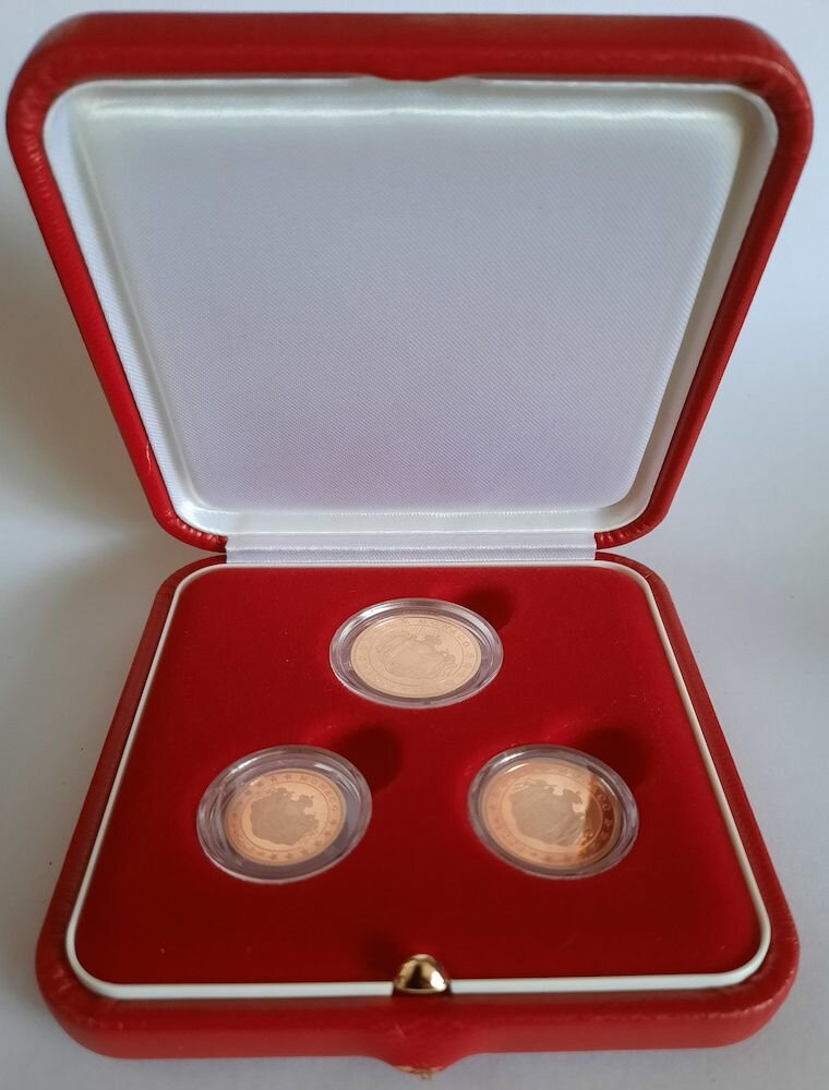 Monaco Set 1+2+5 Cent 2005 PP, 80,00