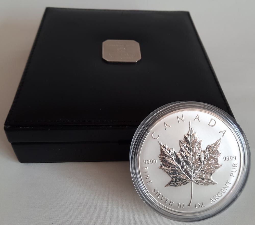 Kanada Maple Leaf 1998 10 oz Silber, 1.025,60