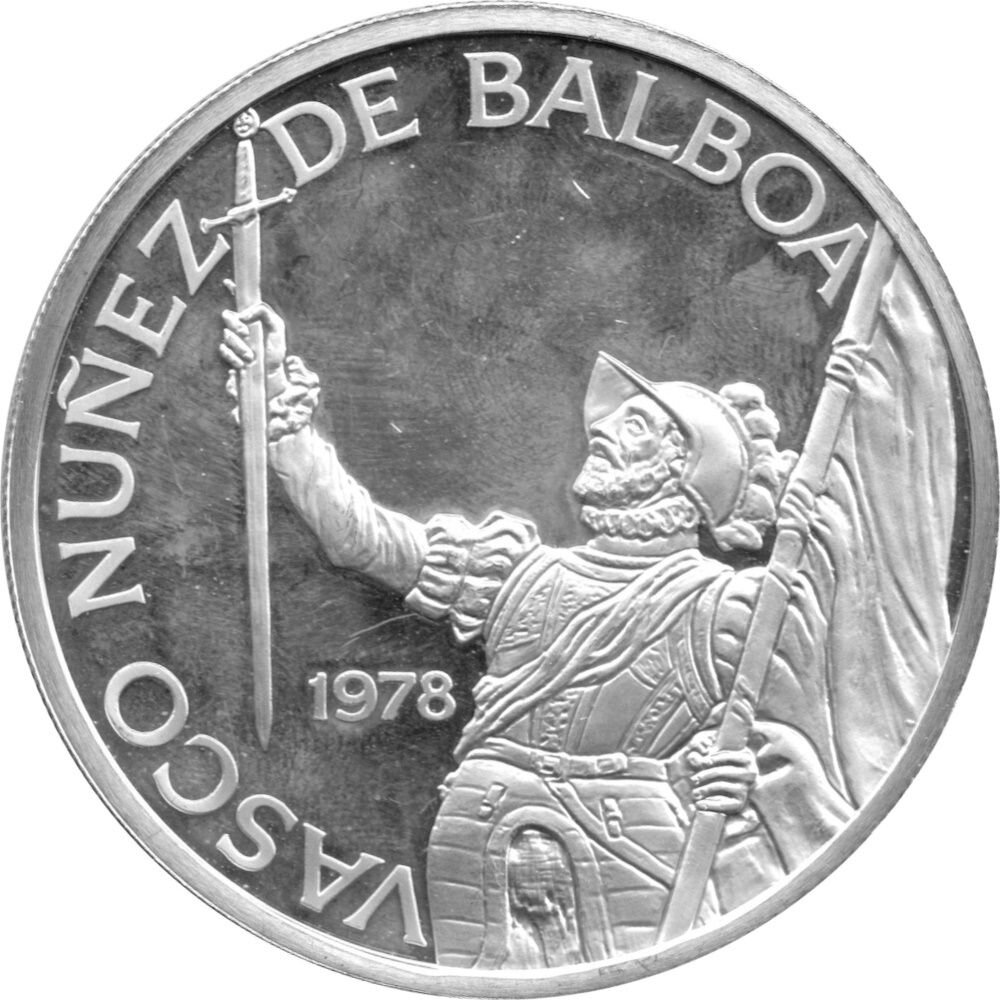 Panama 20 Balboas 1978 - 75. Jahrestag der Unabhängigkeit - Silber, 213 ...