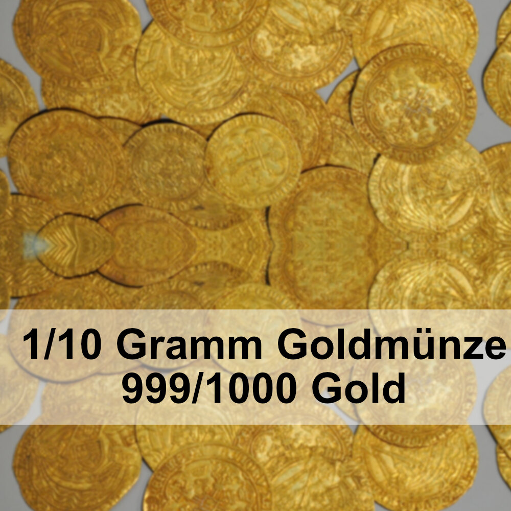 1/50 oz Goldmünze - 999/1000 Feingold, 88,10