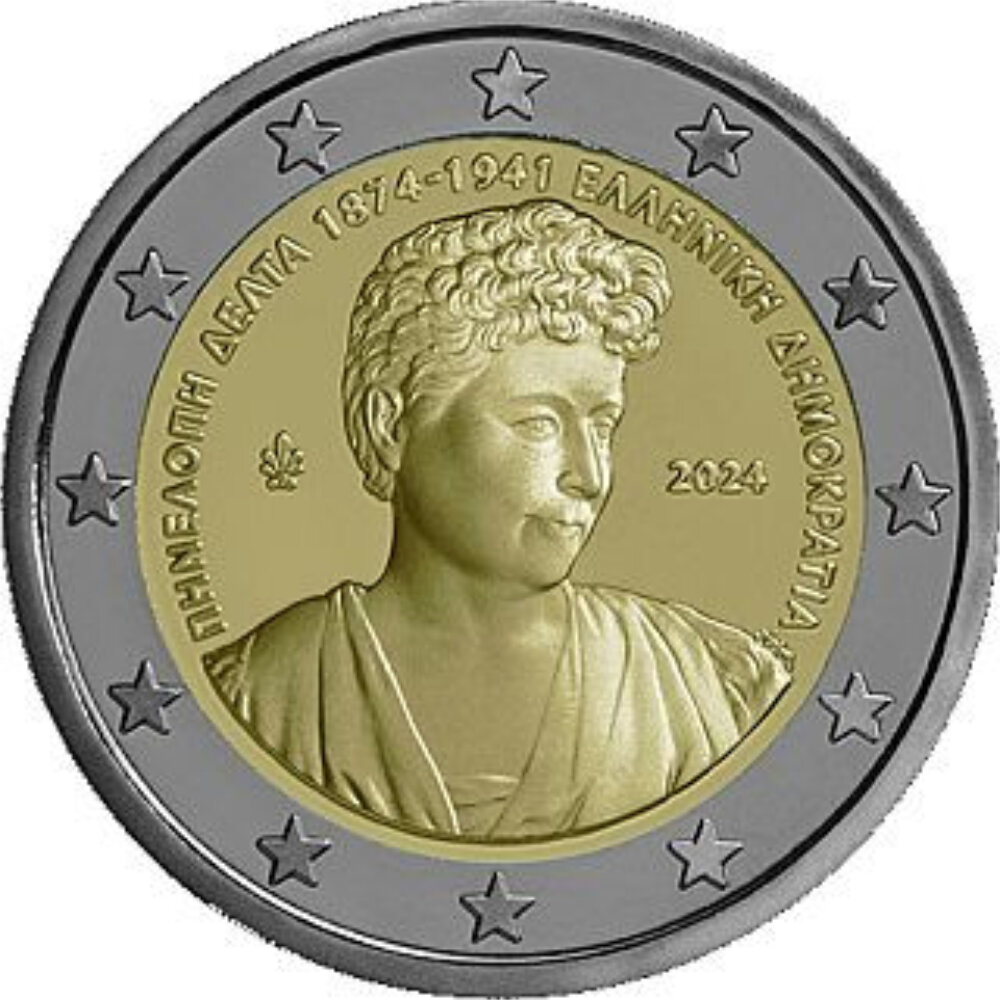 Griechenland 2 Euro 2024 "Penelope Delta", 4,00