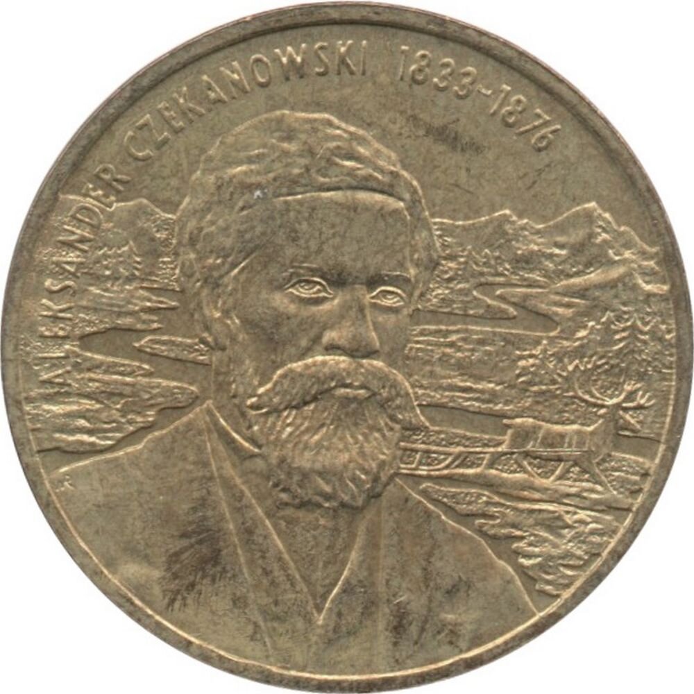 Polen 2 Zlote 2004 - Aleksander Czekanowski - Messing, 3,50