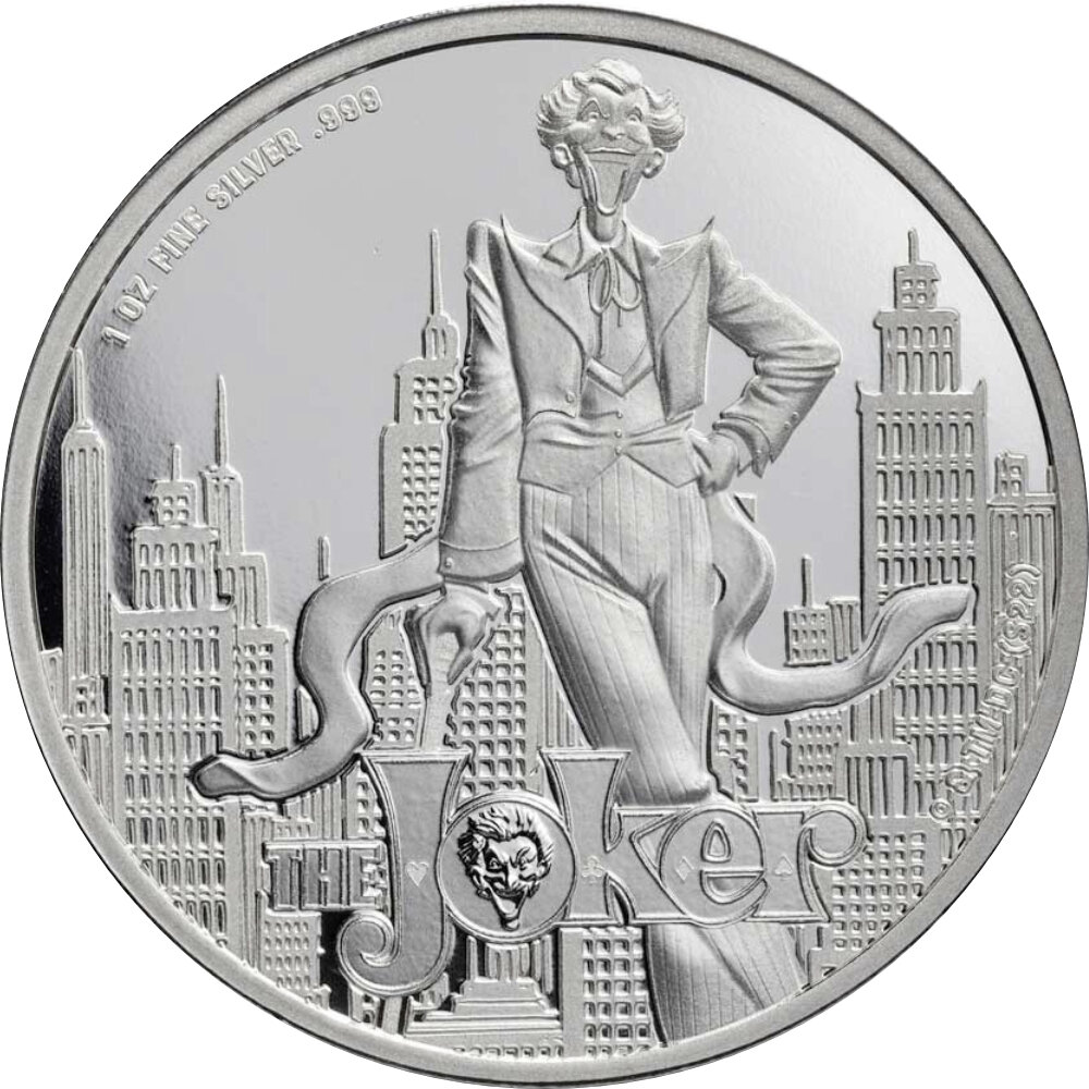 Samoa DC Comics 7. Ausgabe Joker 2024 1 oz Silber, 100,40