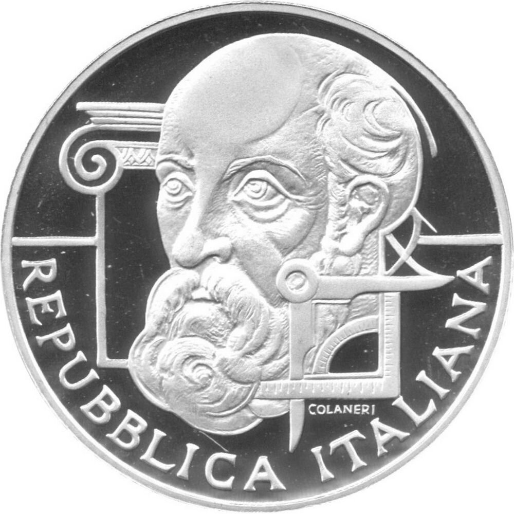 Italien 10 Euro 2008 - 500. Geburtstag von Andrea Palladio - Silber P ...