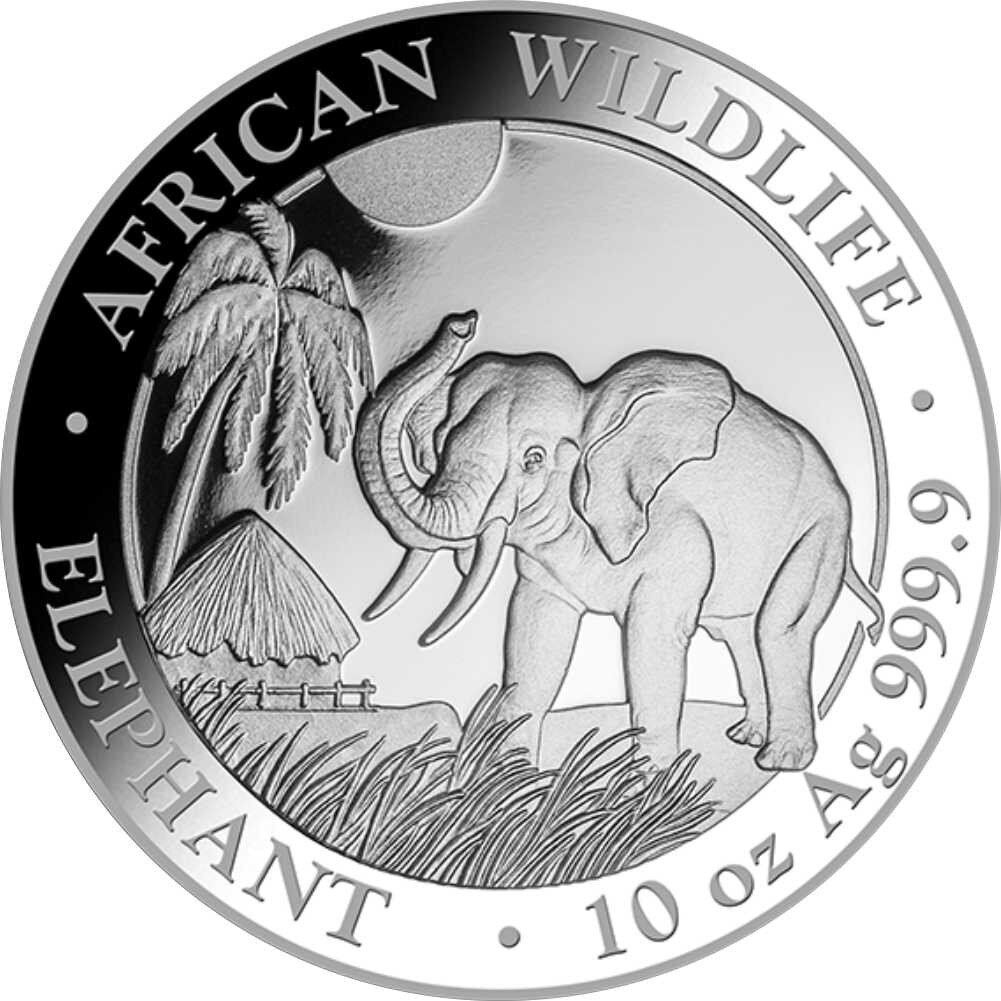Somalia Elefant 2017 10 oz Silber, 535,00