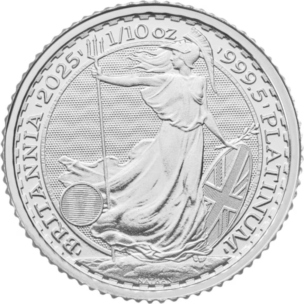 UK Britannia 2025 1/10 oz Platin, 283,68
