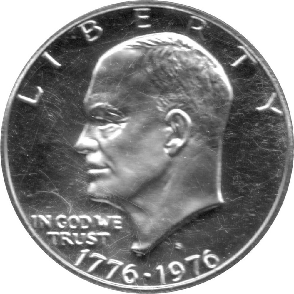 USA 1 Dollar 1976 -S- 200 Jahre Unabhängigkeit der USA - 400/1000 Sil ...