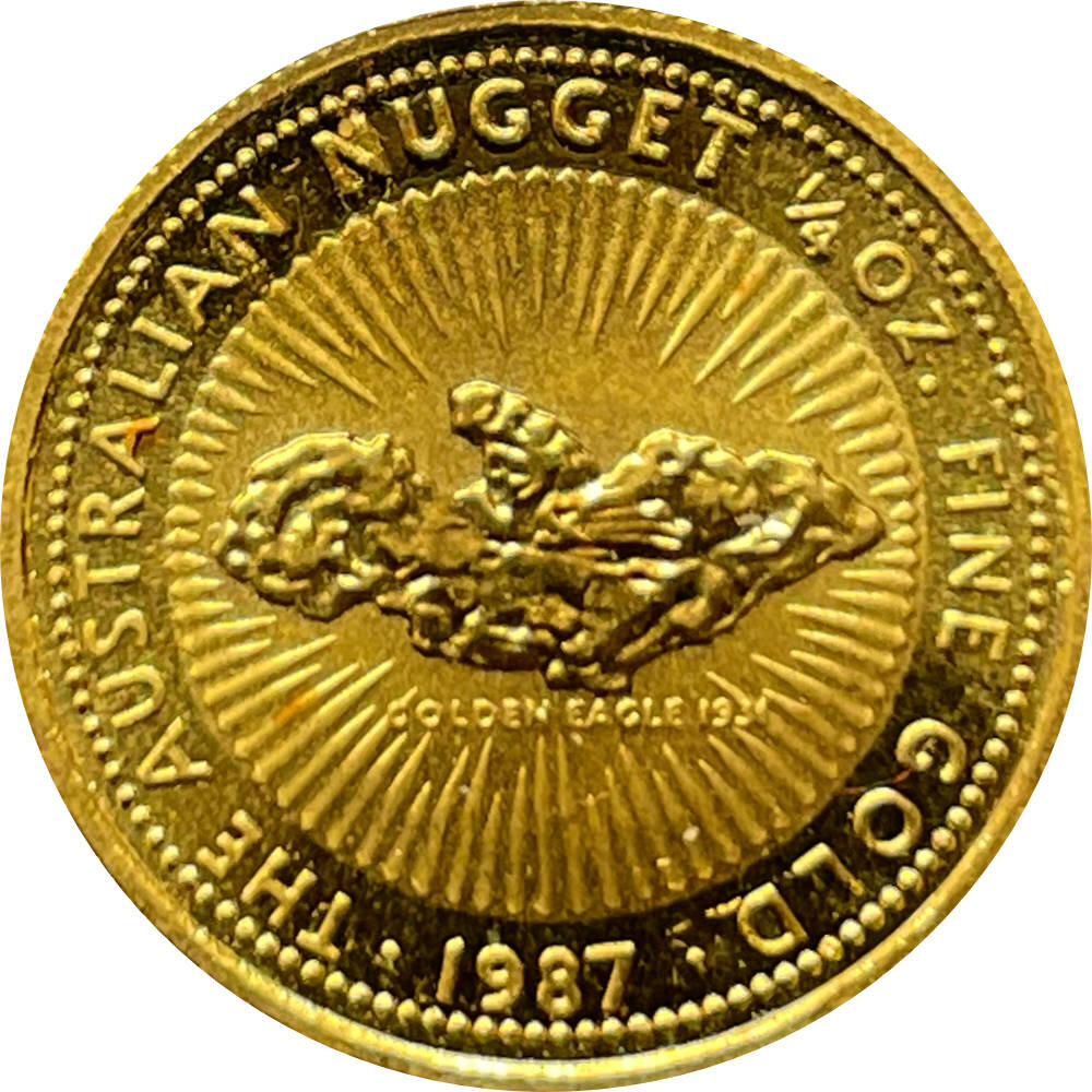 Australien Nugget 1987 1/4 oz Gold, 899,60