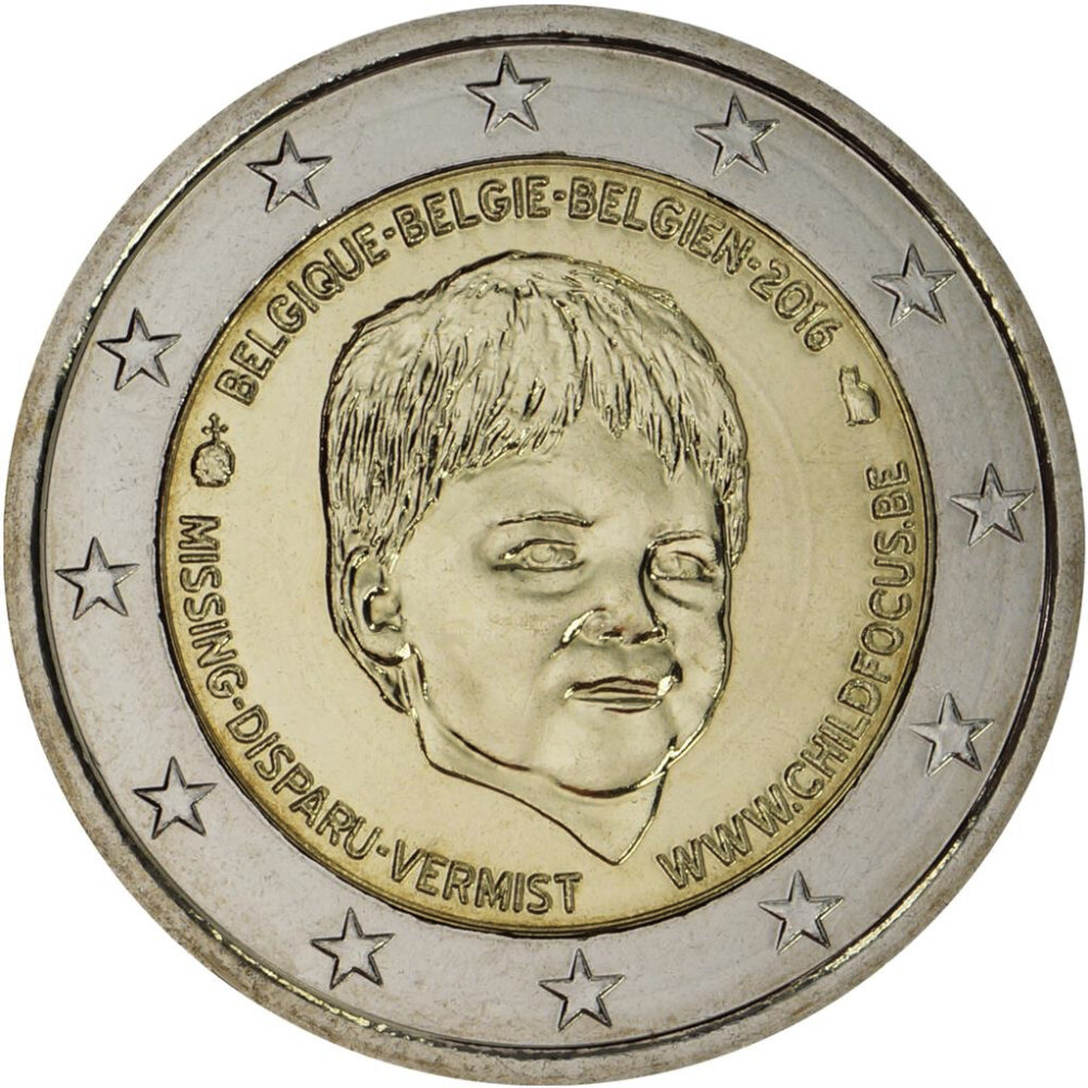 Belgien 2 Euro 2016 "Child Focus", 12,90