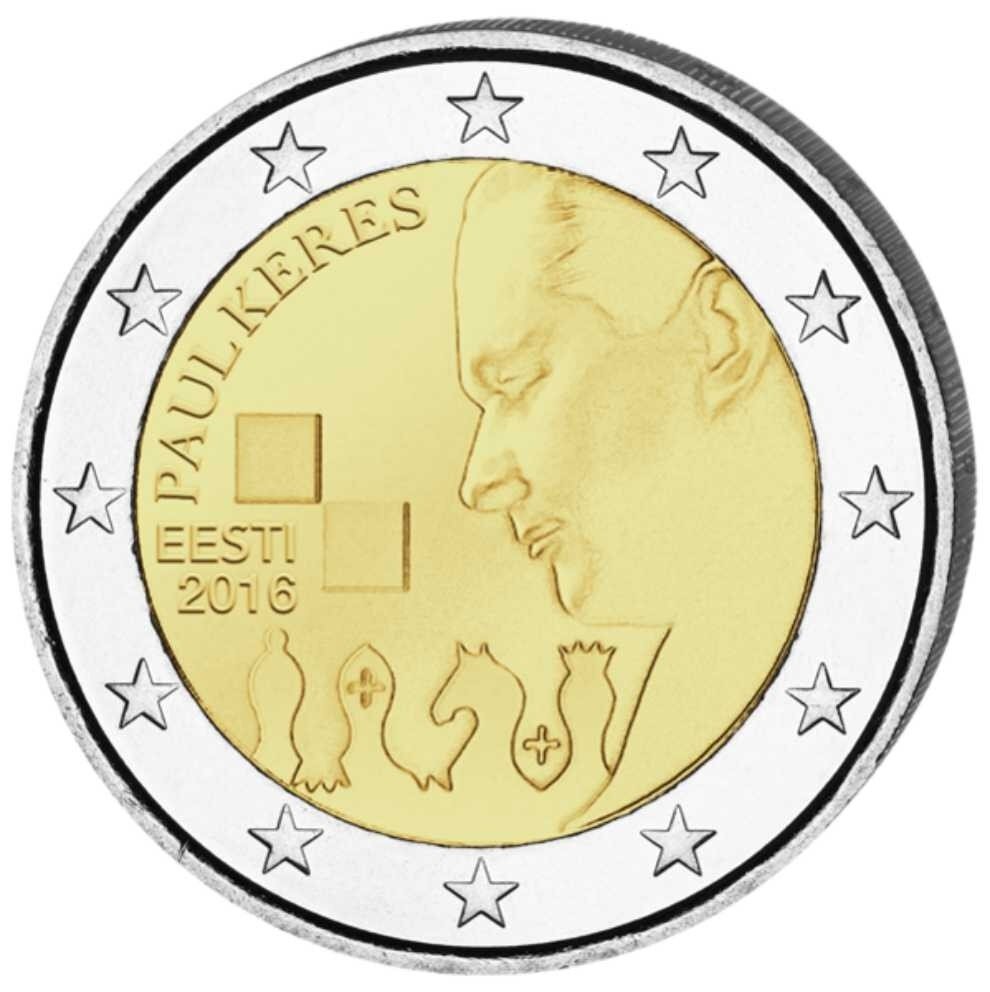Estland 2 Euro 2016 "Paul Keres", 5,90
