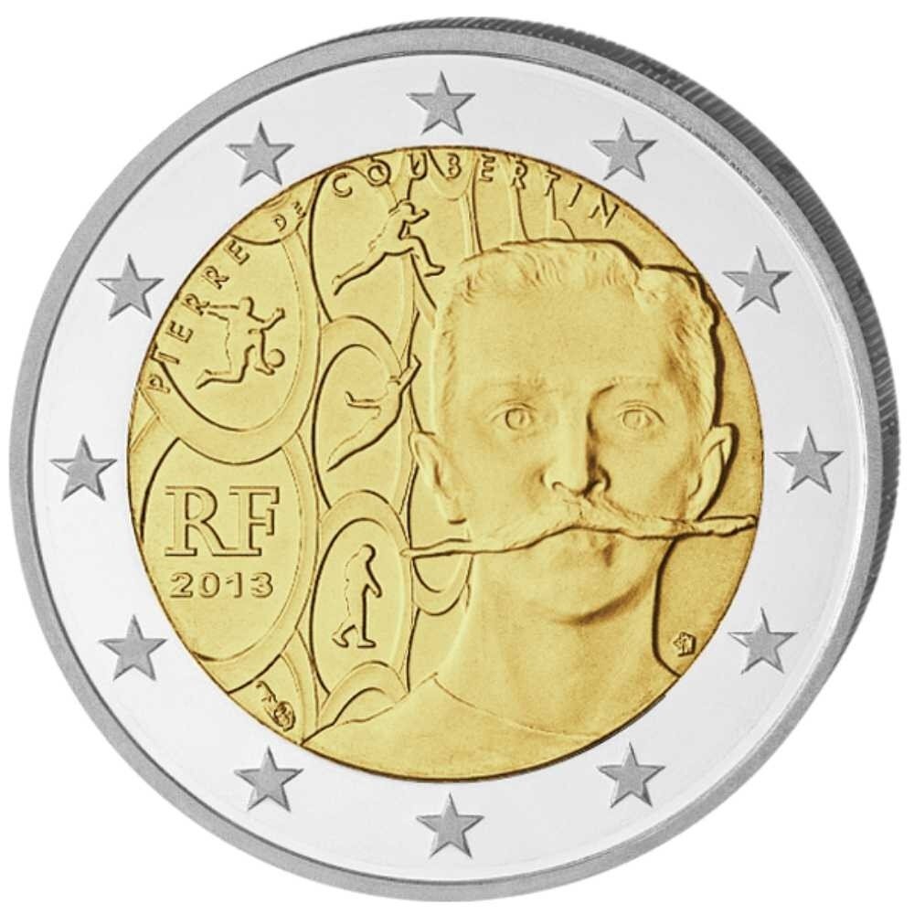 Frankreich 2 Euro 2013 "Pierre de Coubertin", 5,20