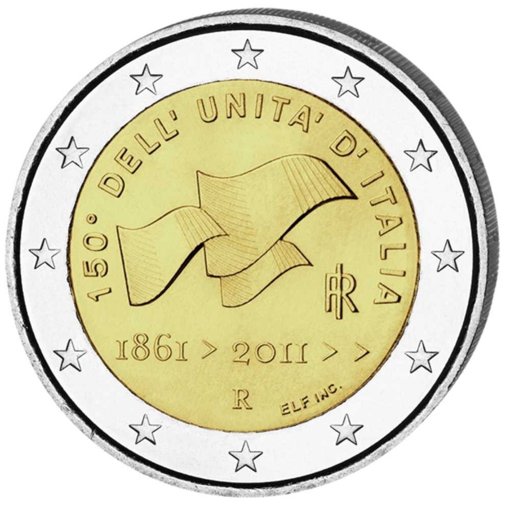 Italien 2 Euro 2011 "150 Jahre Einheit", 4,90