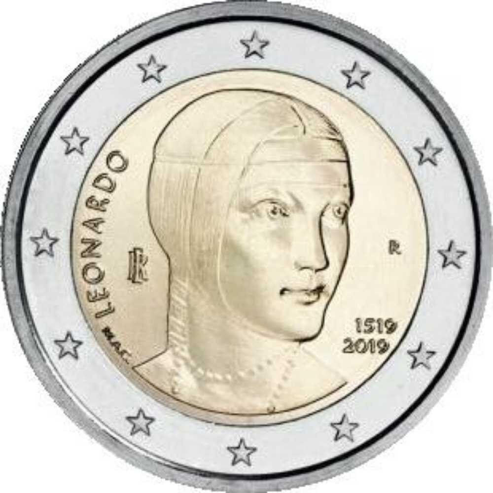 Italien 2 Euro 2019 "Leonardo da Vinci", 4,50