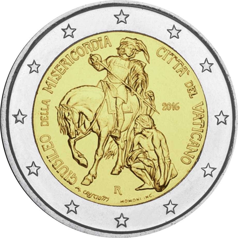 Vatikan 2 Euro 2016 "Barmherzigkeit", 32,50