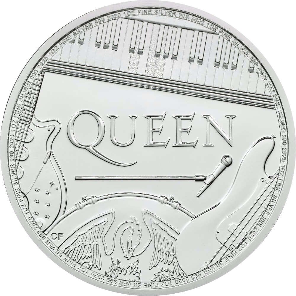 UK Music Legends 2020 1. Ausgabe Queen 1 oz Silber, 109,00