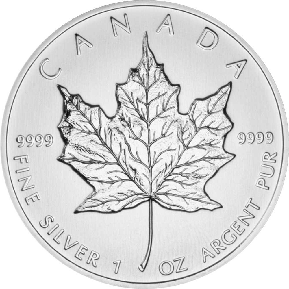 Kanada Maple Leaf 1991 1 oz Silber, 91,50