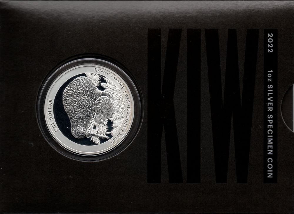 Neuseeland Kiwi 2022 1 oz Silber im Originalblister, 94,60