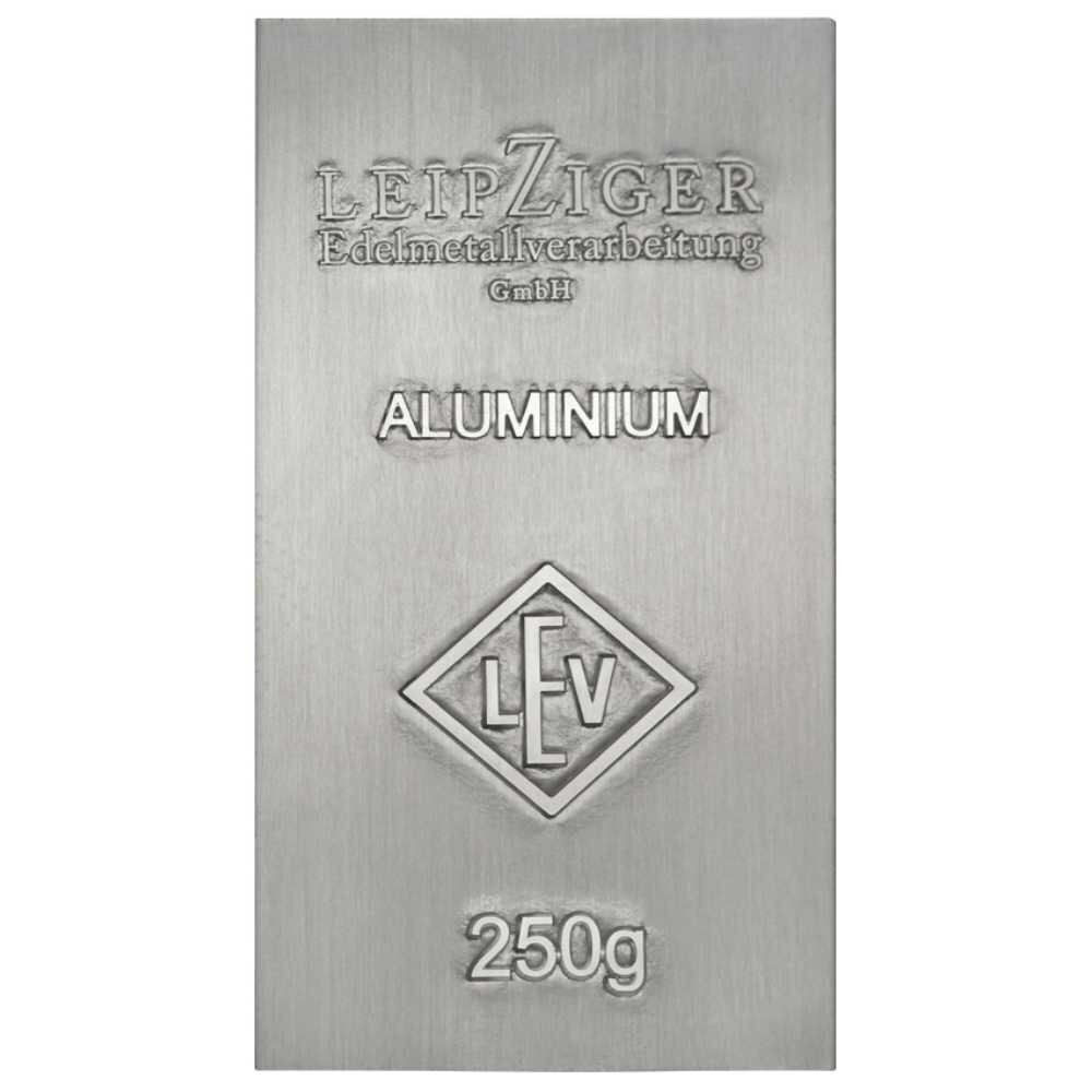 250 Gramm Aluminiumbarren, 15,00