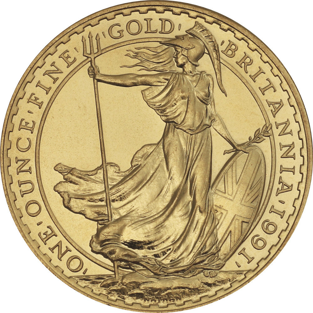UK Britannia 1991 1 oz Gold, 3.407,98