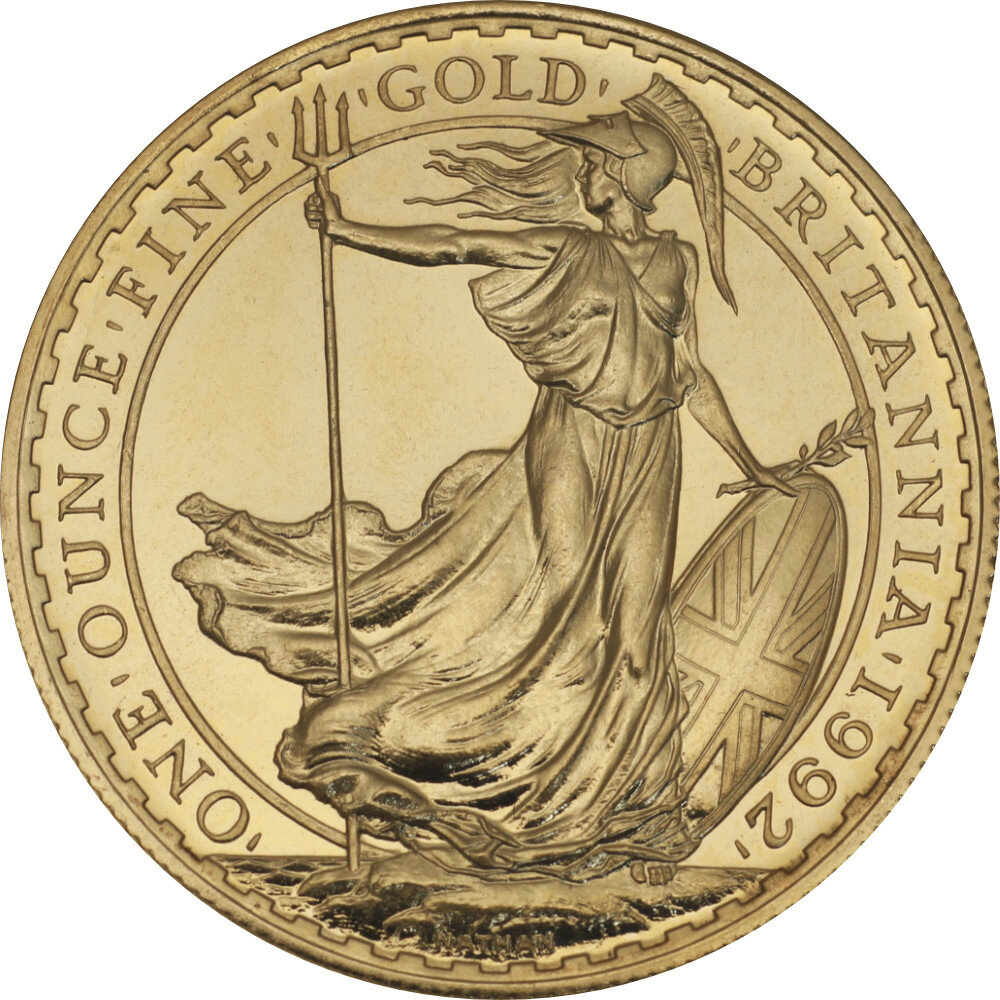 UK Britannia 1992 1 oz Gold, 3.677,83