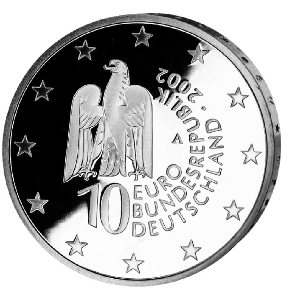 Deutschland 10 Euro 2002 Museumsinsel in Berlin, 46,60
